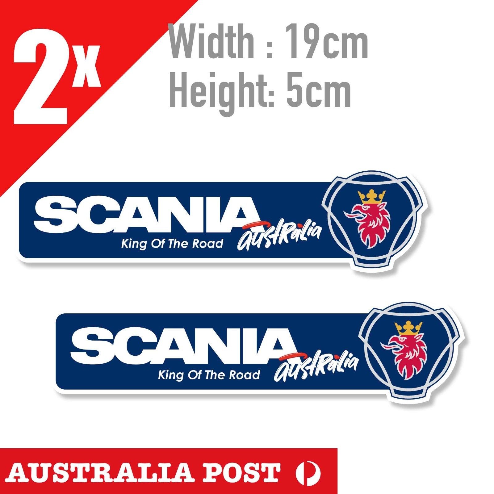 SCANIA Logo Australia Truck Vinyl Sticker – Astro Stickers