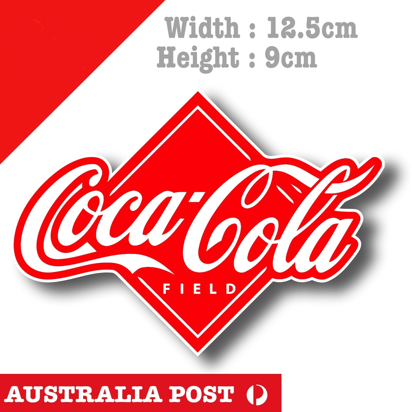 Coca Cola Field Logo Vinyl Sticker – Astro Stickers