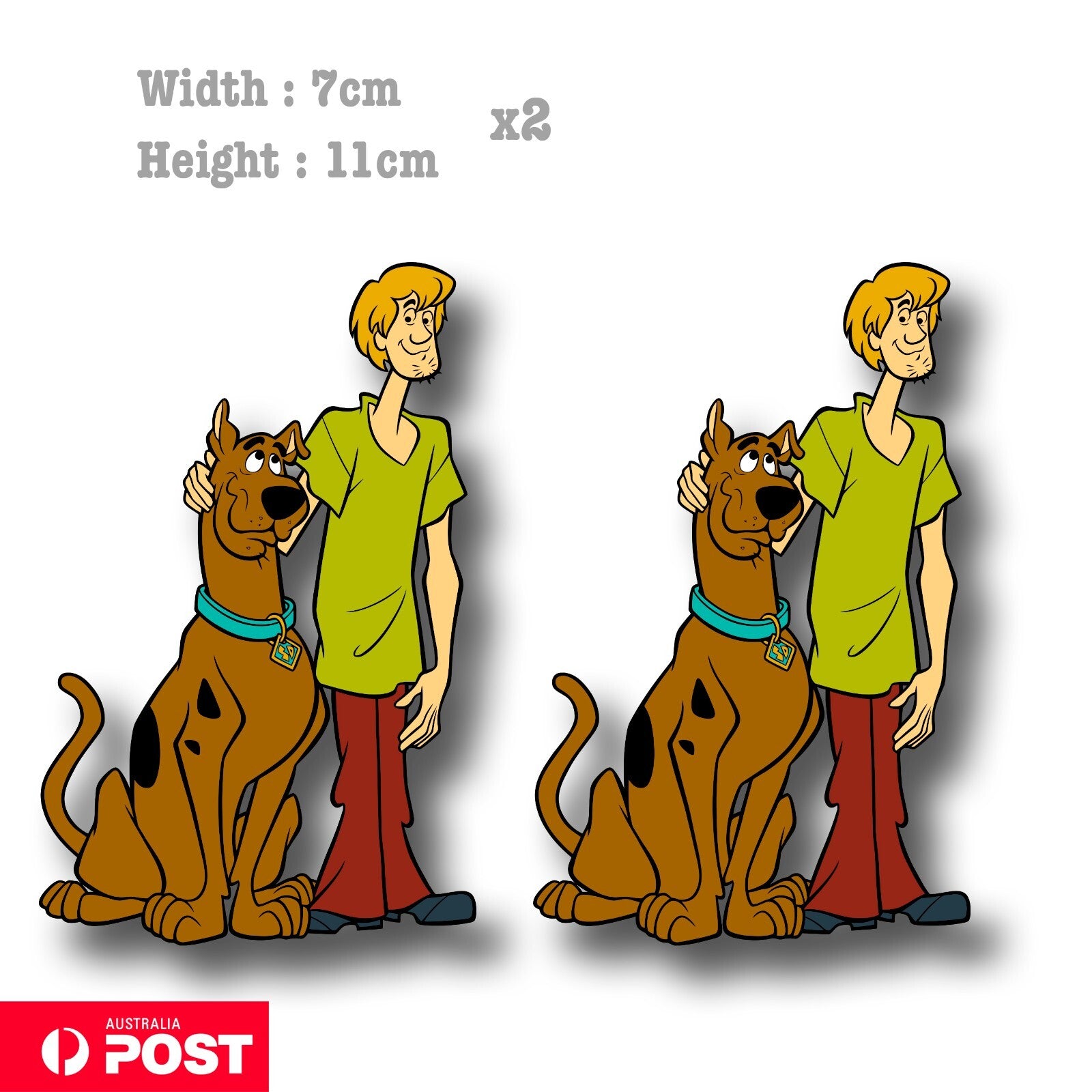 Scooby Doo Dog and Shaggy Sticker – Astro Stickers