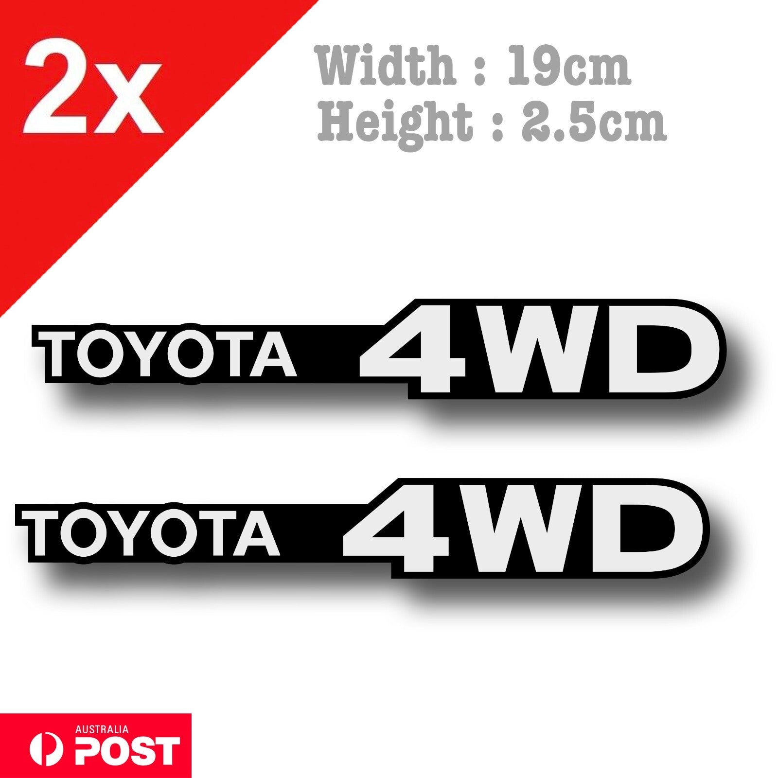 Toyota 4WD , Off Road Hilux Side Decal Sticker – Astro Stickers
