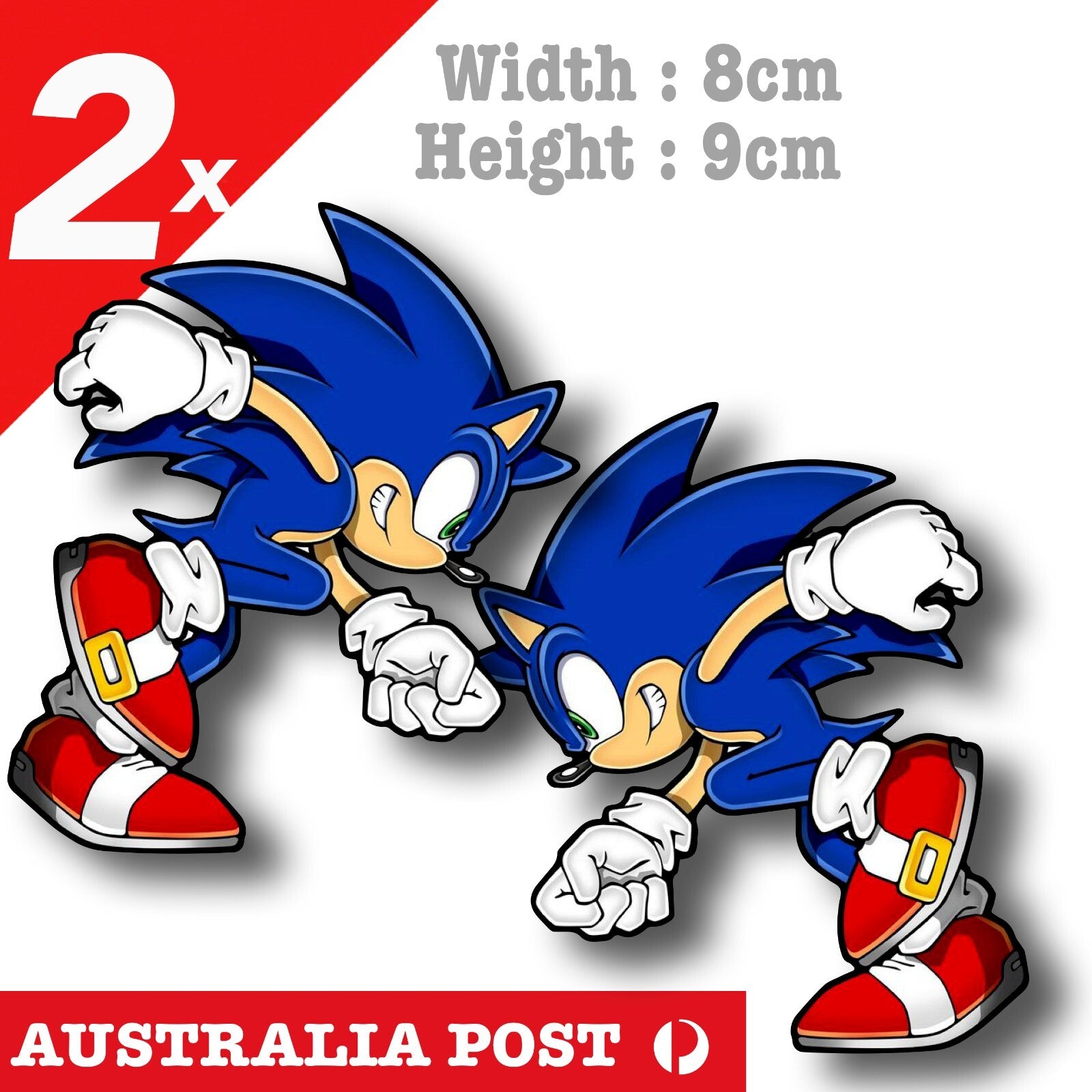 Sonic The Hedge HogSEGA MEGA DRIVE Running Sonic Sticker – Astro Stickers