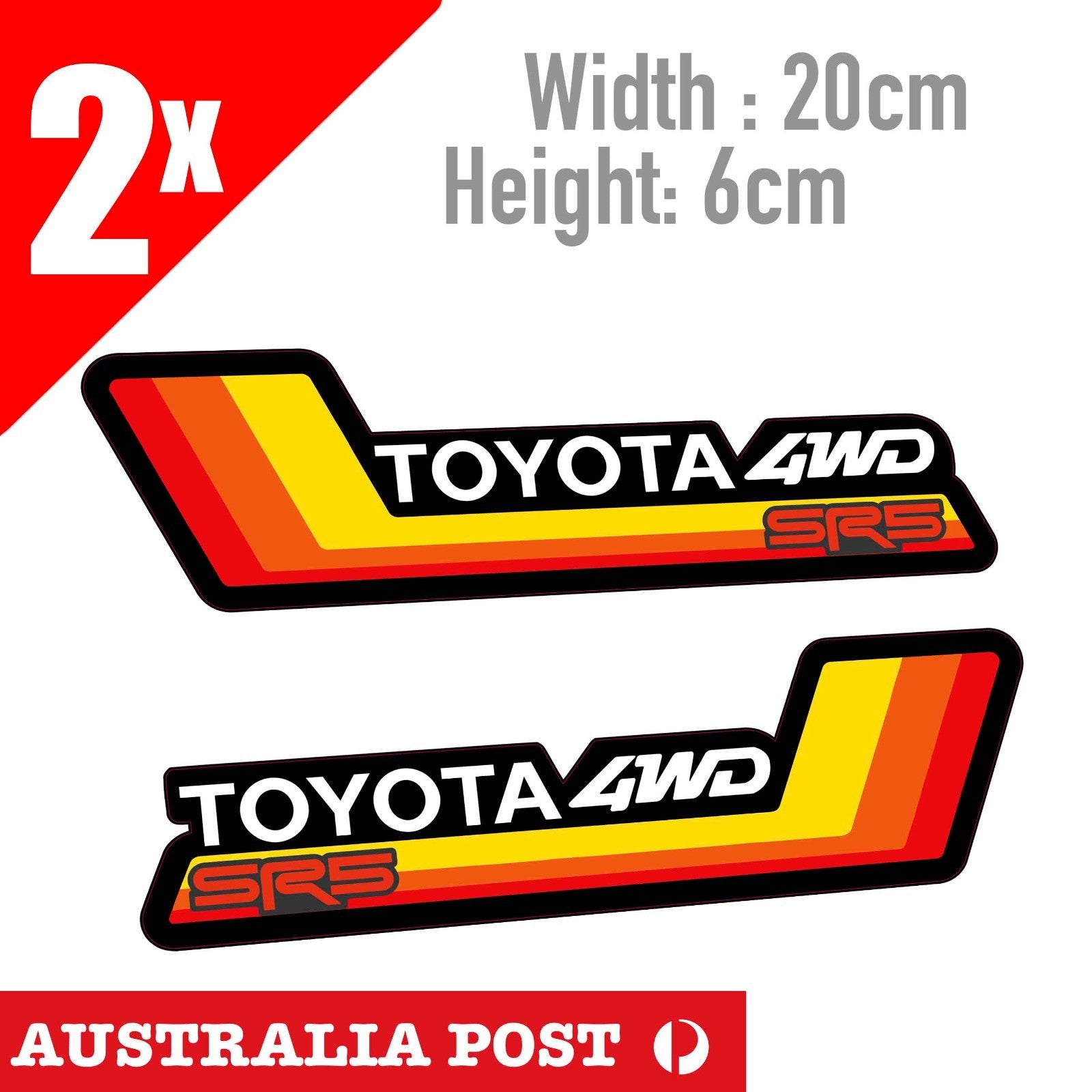 TOYOTA TRD Vintage SR5 Logo, HILUX, 4WD, 4x4 , Off Road Stickers ...